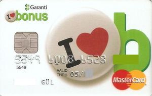 Bank Card: Garanti Bonus (Garanti Bankası, Türkiye (Turkey)Col:TR-MC ...