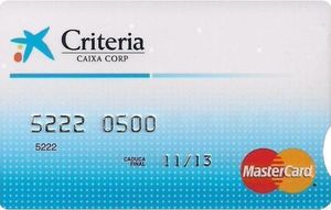 Bank Card: Criteria (la Caixa - Caixa de Etv. y Pes. de Barcelona ...