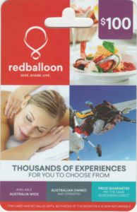 Gift Card: Thousands of Experiences (Red Balloon, Australia(Red Balloon ...