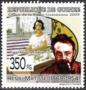 Stamp: Henri Matisse (1869-1954) (Guinea: Illegal Stamps(Guinea) Col:GN ...