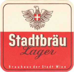 Drink Label: Stadtbräu Lager (Brauhaus der Stadt Wien Rannersdorf, AustriaCol:AT-BEER-000786