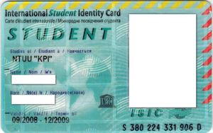 Functional Card: International Student Identity Card (ISIC) (Education ...