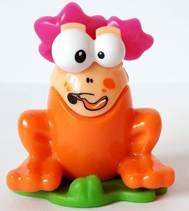 Meal Toy: Orange frog (Kinder Surprise, Europe(Kinder - Easter) Col:SE292