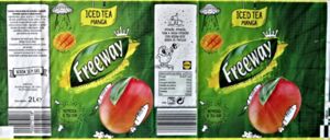 Rótulo de Bebida: Freeway, Iced Tea Manga (Lidl & Cia, PortugalCol:PT ...