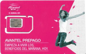 Tarjeta Telefónica: Avantel Prepaid SIM Card (Mobile Colombia, Colombia ...