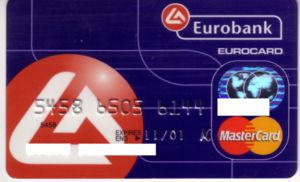 Bank Card: Eurobank EUROCARD MasterCard (11-99) (EFG Eurobank S.A ...