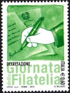 Stamp: Decree (Italy(Philately Day 2012) Mi:IT 3562,Yt:IT 3323,Sg:IT ...