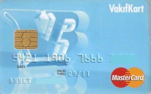 Bank Card: VakıfKart (VakifBank, Türkiye (Turkey)Col:TR-MC-0335