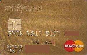 Bank Card: Maximum (Türkiye İş Bankası, Turkey) Col:TR-MC-0339