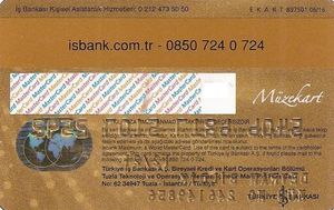 Bank Card: Maximum (Türkiye İş Bankası, Türkiye (Turkey)Col:TR-MC-0339