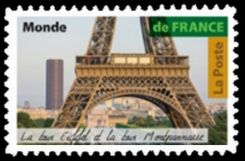 Stamp: Eiffel Tower, Paris (France) (Views of France) Yt:FR A1543,Mi:FR ...
