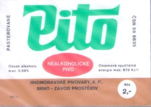 Drink Label: P3III-Pito (Pivovar Prostějov /closed/, Czech RepublicCol ...