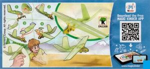 Meal Toy: Green (Kinder Surprise, Europe) (Kinder - Go Move - Airplanes ...