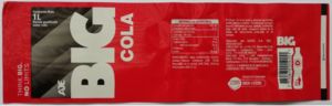 Etiqueta de bebida: Big Cola (AJEPER S.A., PerúCol:PE-SODA-000034 🏷️