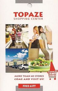 Functional Card: Topaze Shopping Center (Advertising and Promotion, Luxembourg(Minicards) Col:LU ...
