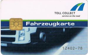 Functional Card: Toll Collect - Service on the Road - Fahrzeugkarte ...
