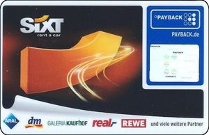 Functional Card: Sixt - Rent a Car (Payback, Germany, Federal Republic ...