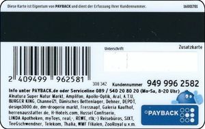 Functional Card: Sixt - Rent a Car (Payback, Germany, Federal Republic ...