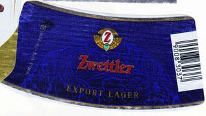 Drink Label: Zwettler Export Lager (Privatbrauerei Zwettl, AustriaCol ...