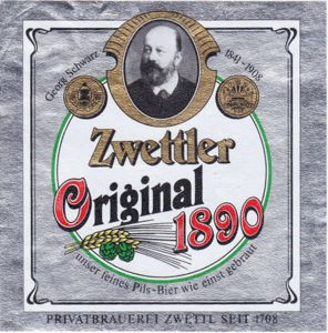 Drink Label: Zwettler Original 1890 (Privatbrauerei Zwettl, AustriaCol ...