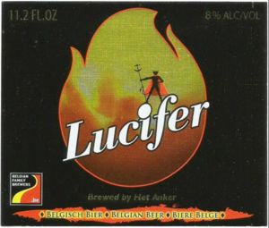 Drink Label: Lucifer (Brouwerij Het Anker, BelgiumCol:BE-BEER-023408