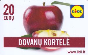 Gift Card: Lidl (Lidl, Lithuania(Lidl) Col:LT-LIDL-002