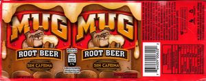 Drink Label: Mug Root Beer (Embotelladora Centroamericana LTDA, Costa ...