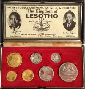 Coin: Various Maloti (Proof set 1966) (Lesotho(1966~Today - Proof sets ...