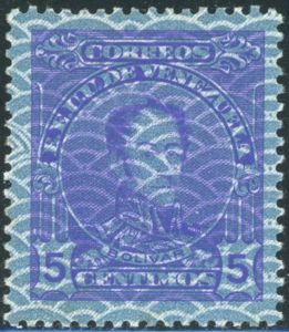 Stamp: Simón Bolívar (Venezuela(Simón Bolívar - Different Frames) Mi:VE 139,Sn:VE 293,Yt:VE 161 ...