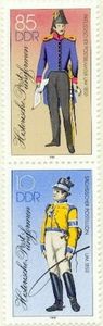 Stamp: Historic Postal Uniforms (Germany, Democratic Republic (DDR ...