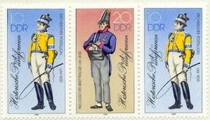 Stamp: Historic Postal Uniforms (Germany, Democratic Republic (DDR ...