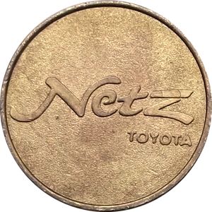 Token: Netz Toyota (Japan) (Advertising Tokens) Col:JP-000043