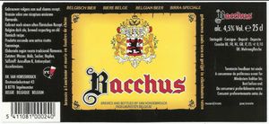 Drink Label: Bacchus (Brouwerij Van Honsebrouck, BelgiumCol:BE-BEER-010941