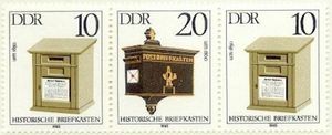 Stamp: Historical Mailboxes (Germany, Democratic Republic (DDR ...