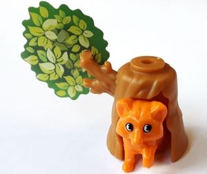 Meal Toy: Fox (Kinder Surprise, Europe) (Kinder - Natoons - Tree with ...