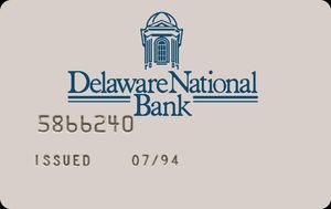 Bank Card: Delaware National Bank ATM Card (Delaware National Bank ...