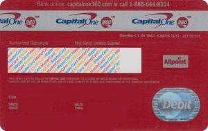 Bank Card: Capital One 360 Debit Card 01 (Capital One, United States of ...