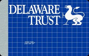 Bank Card: Delaware National Bank ATM Card (Delaware National Bank ...