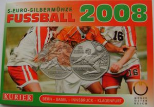 Münze: 5 Euro (Soccer Striker) (Österreich(2002~heute - (Euro ...