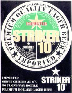 Drink Label: ALP1-Striker 10 (Pivovar Vyškov /closed/, Czech ...