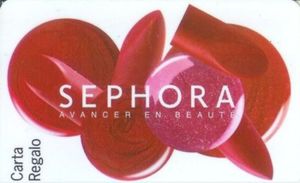 Gift Card: Logo rouge Séphora (Sephora, Italy(missing Backside) Col:IT-SEPHORA-001 💳