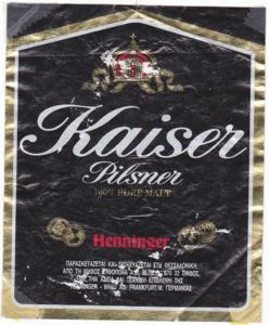 Drink Label: Kaiser (Mythos Brewery S.A., GreeceCol:GR-BEER-000548