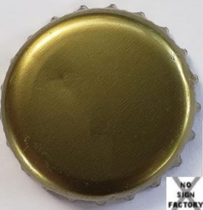 Bottle Cap: Generic Golden Cap (Generic Caps, ManufacturersCol:BE-MF-00003