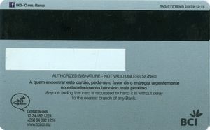 Bank Card: Empresas Servico pos (Bci, MozambiqueCol:MZ-GM-0006