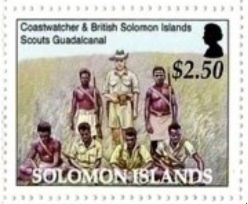 Stamp: Coastwatchers & British Salomons Islands Scouts (Solomon Islands ...