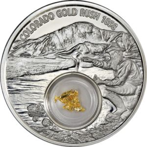Coin: 2 Dollars (Colorado Gold Rush) (Niue(Numismatic Product - History ...