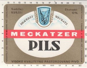 Drink Label: Meckatzer Pils (Birra Peja, KosovoCol:KO-BEER-000008