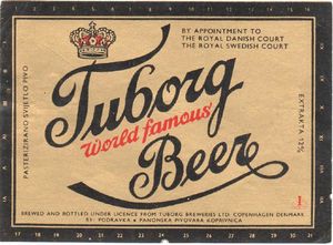 Drink Label: Tuborg beer (Pivovara Koprivnica /Carlsberg Croatia ...
