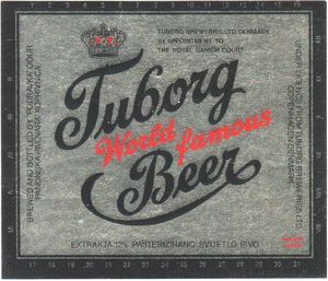 Drink Label: Tuborg beer (Pivovara Koprivnica /Carlsberg Croatia ...