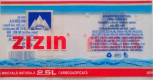 Drink Label: Zizin (S.C. Apemin Zizin S.A., RomaniaCol:RO-WATER-000095